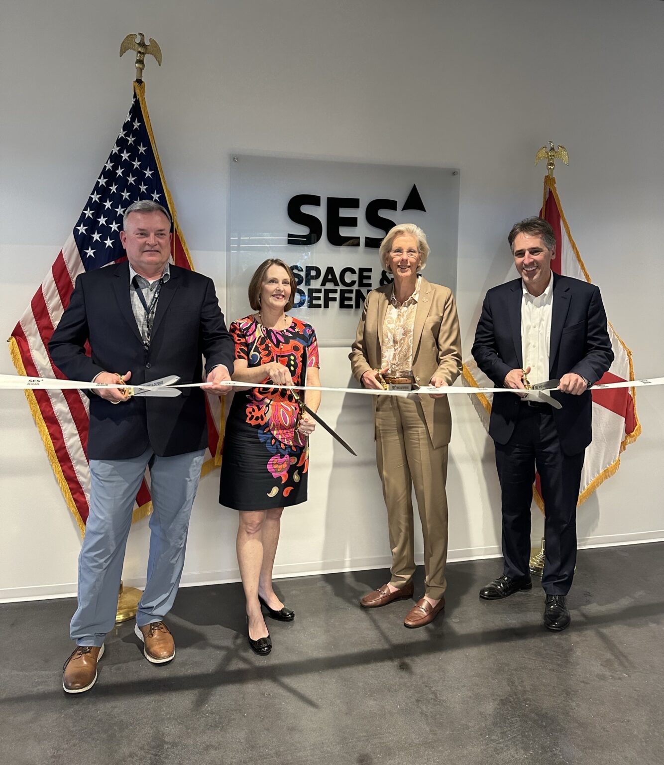 SES Space & Defense Celebrates Ribbon-Cutting for New Network ...